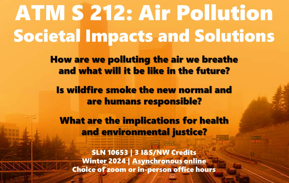 Winter Course: ATM S 212, Air Pollution: Its Societal Impacts, and ...
