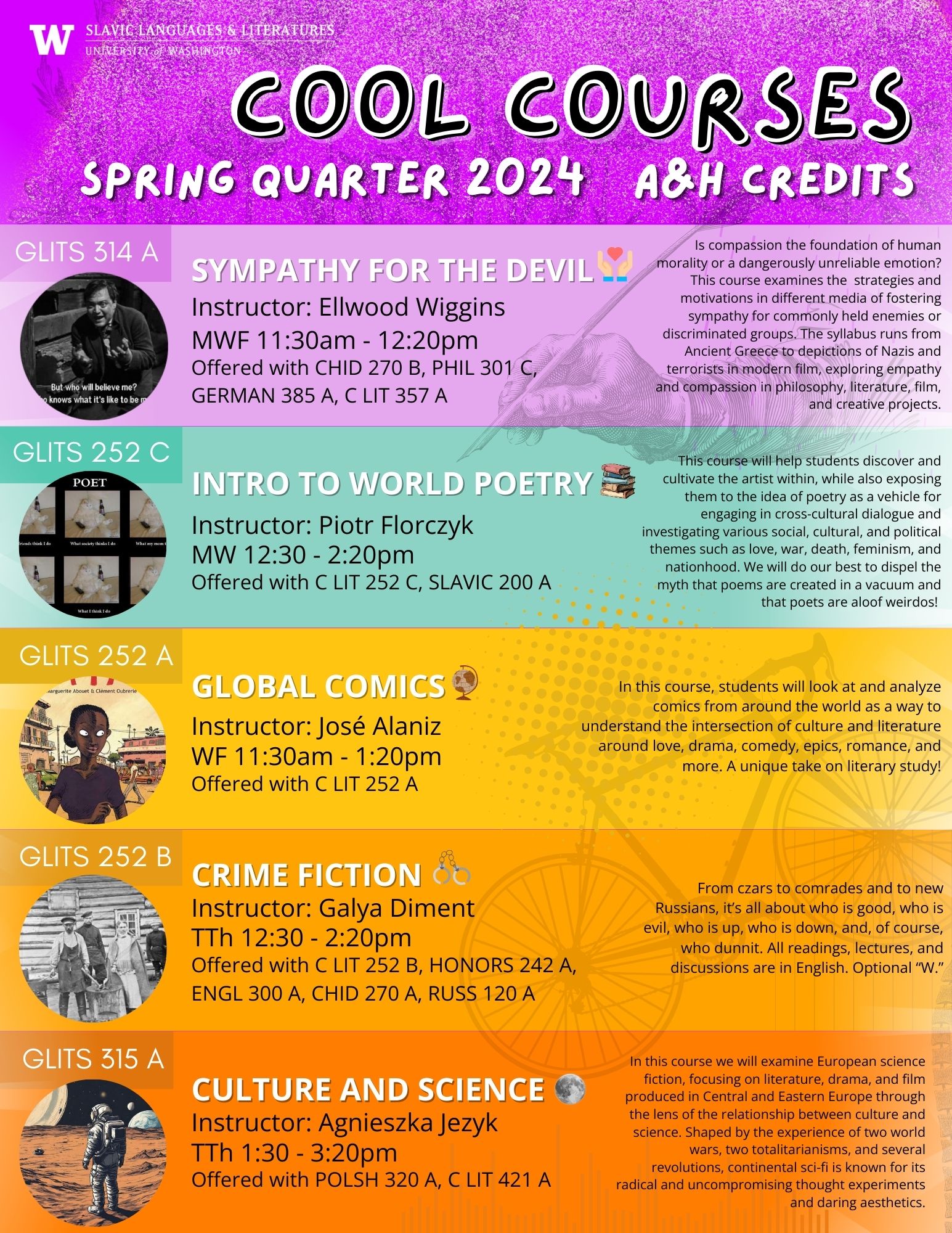 Spring quarter COOL A&H classes! | Department of Political Science ...