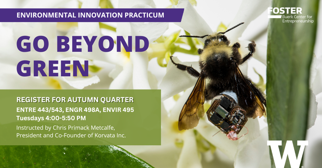 AUTUMN 2023 Course: ENVIR 495 Environmental Innovation Practicum ...