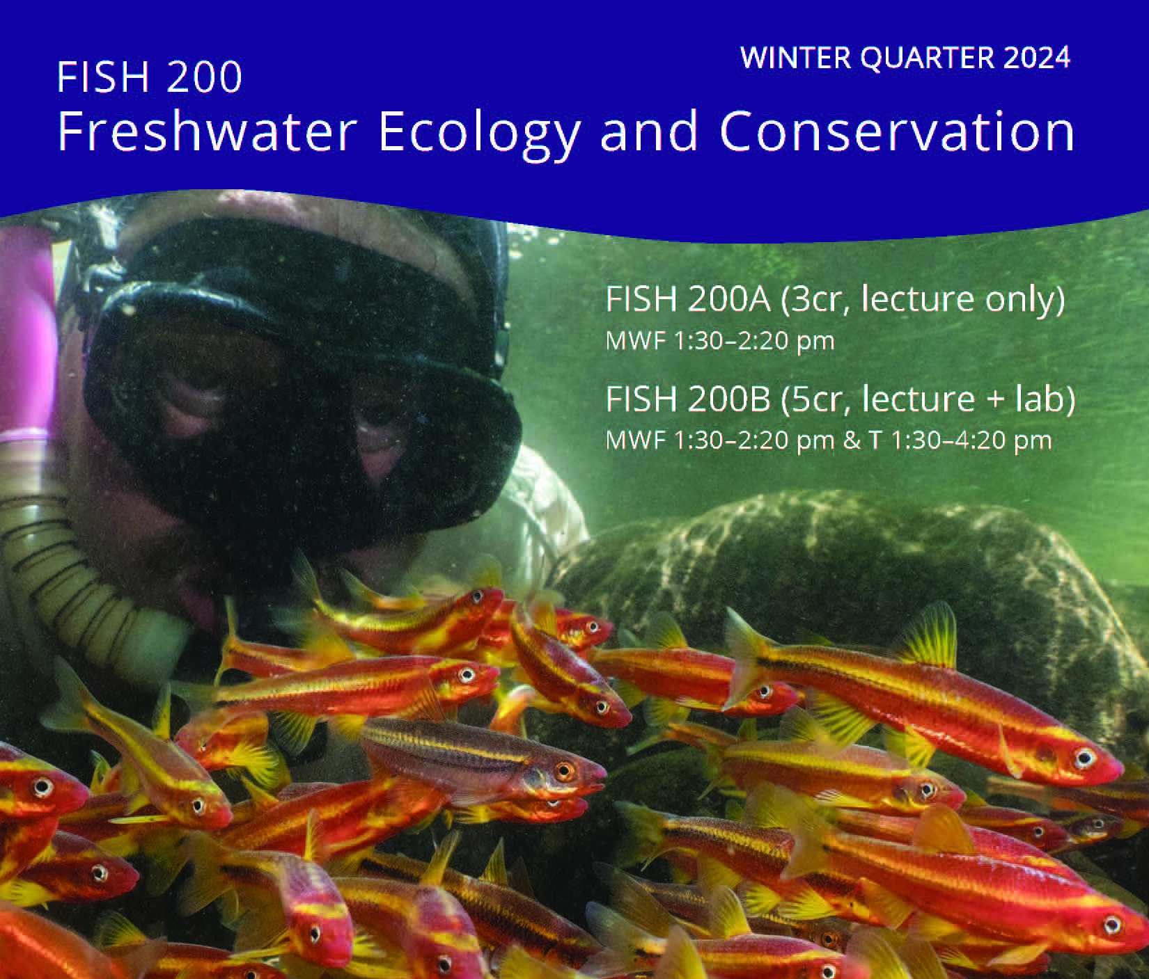 Winter 2024 Course: FISH 200 Freshwater Ecology & Conservation ...