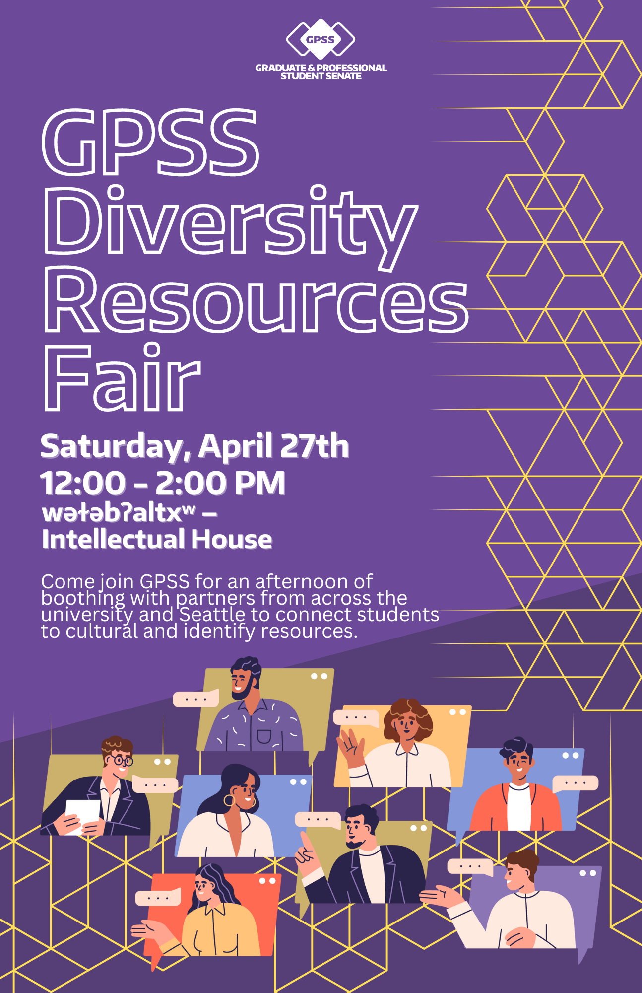 GPSS Diversity Resources Fair | Department of Political Science | University of Washington
