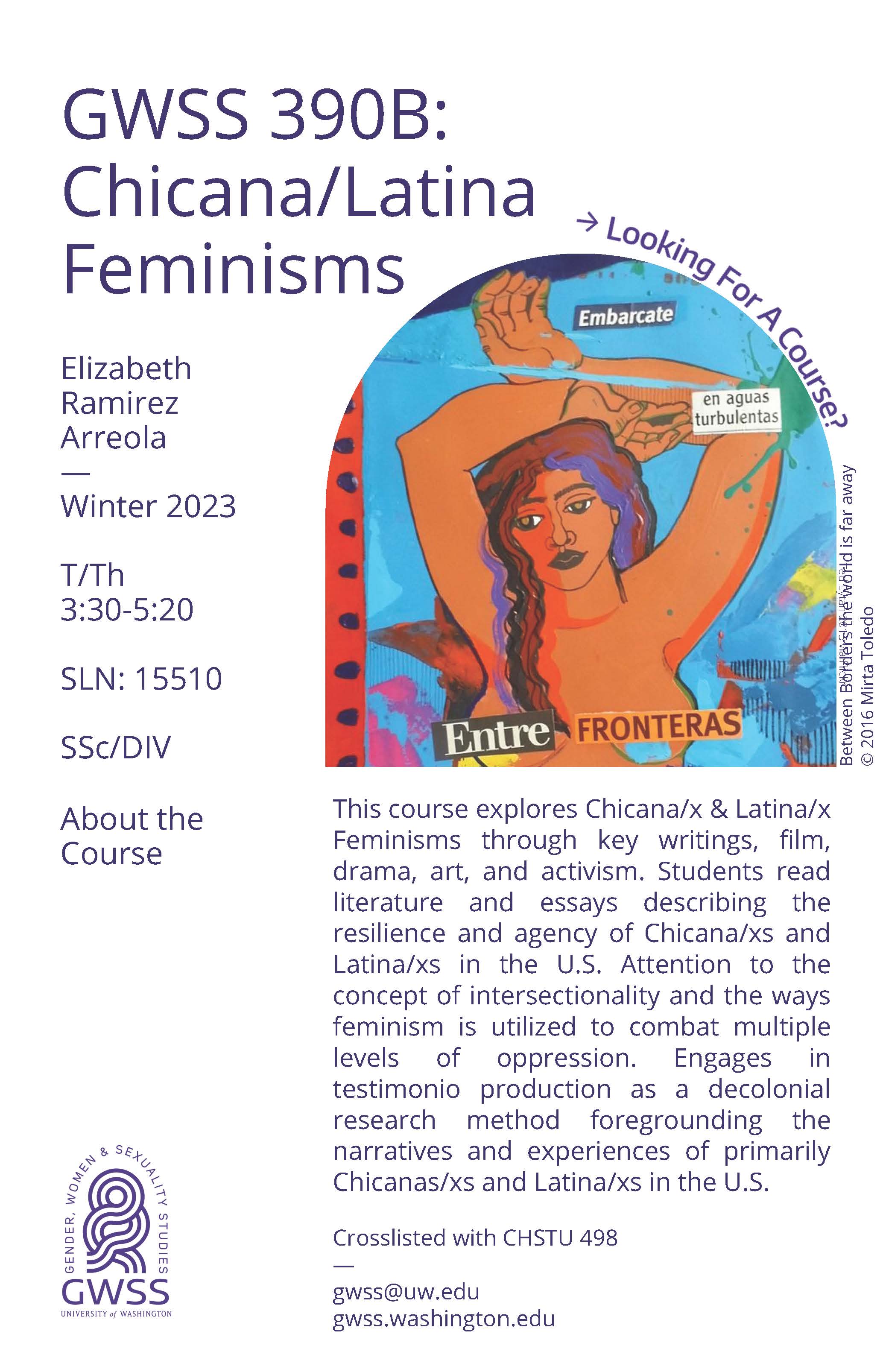 Winter quarter GWSS courses | Department of Political Science ...