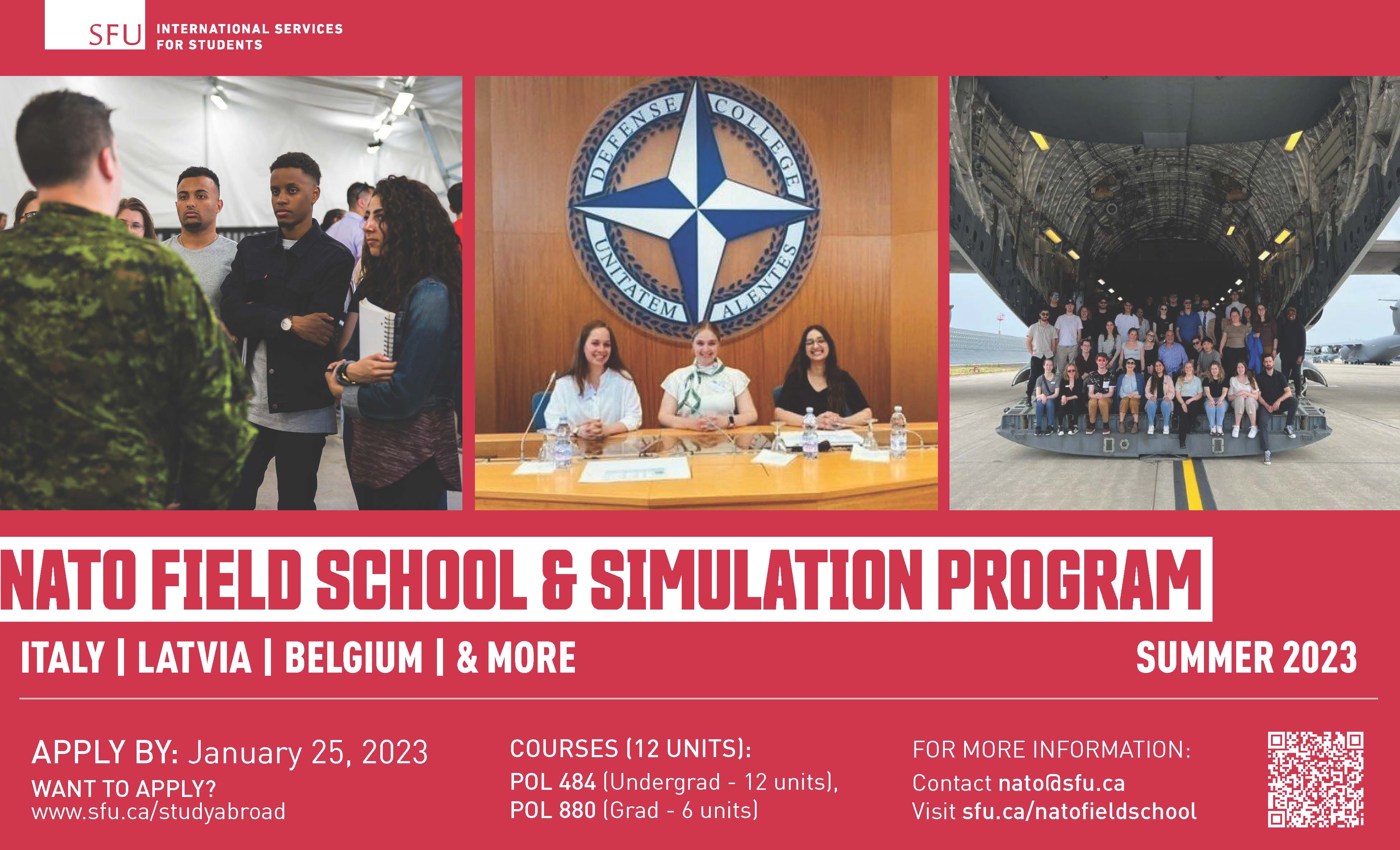 2023 NATO Field School and Simulation Program - Now Accepting ...