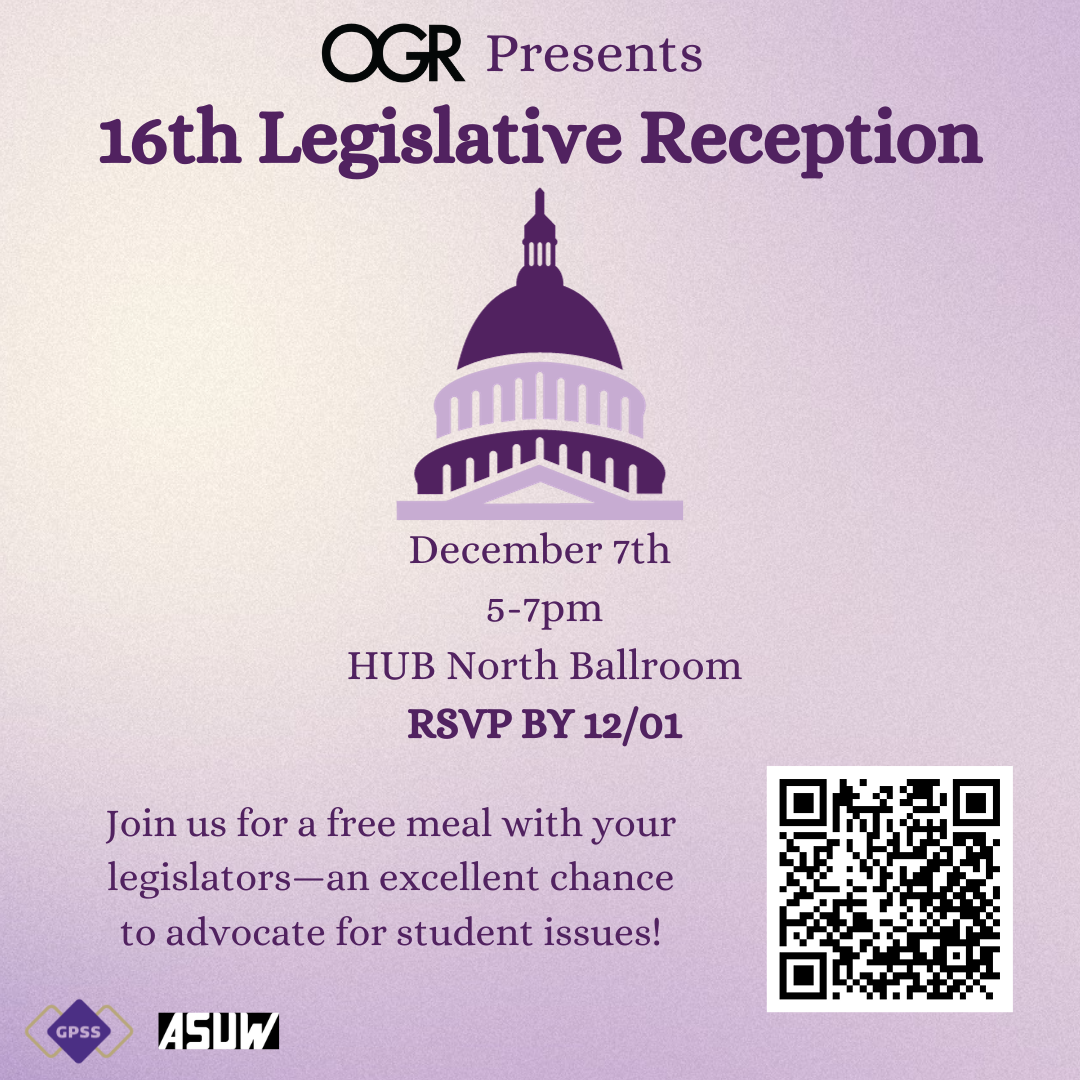 Invitation: OGR 16th Legislative Reception | Department of Political ...