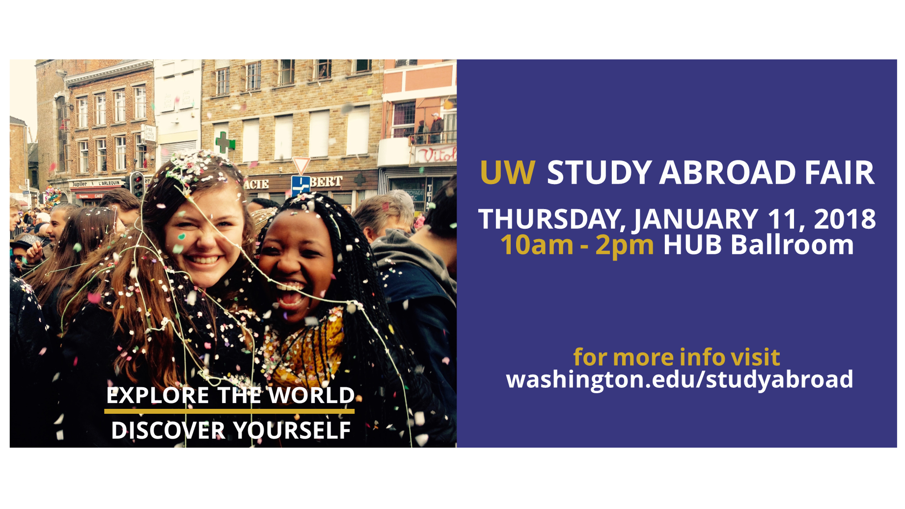 Study Abroad Fair January 11th | Department of Political Science ...